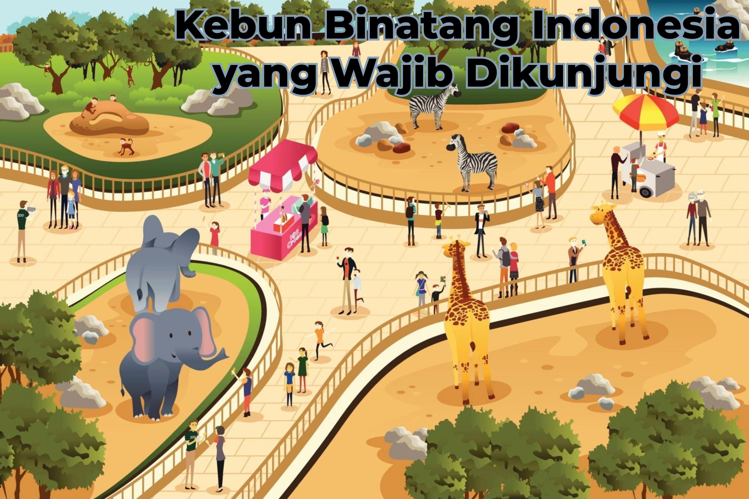 8 Kebun Binatang Terbaik di Indonesia
